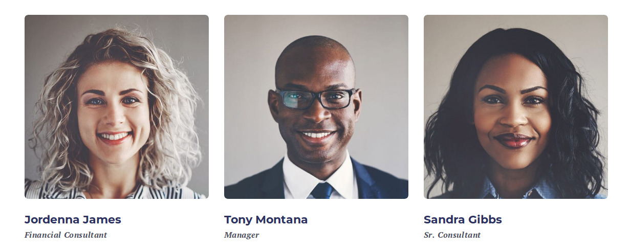 10. Team Grid – Consult Hub