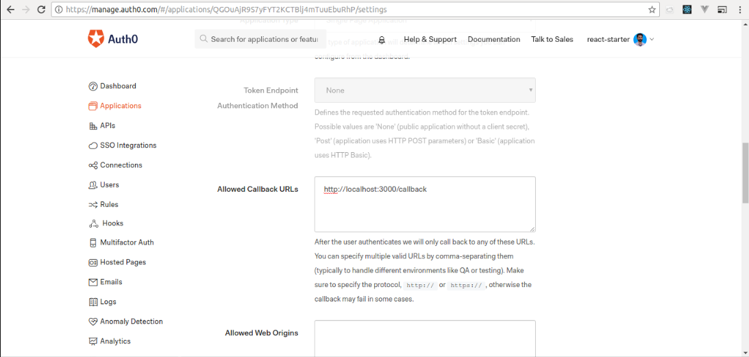 Authentication – Reactify
