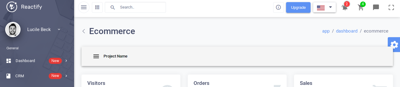 App Bar – Reactify